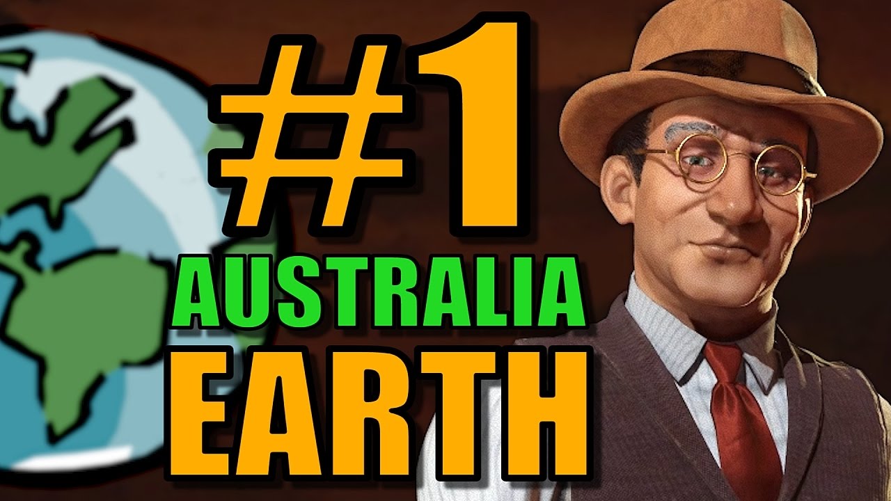 Civ 6: Australia Gameplay [True Start Earth Map] Let’s Play ...