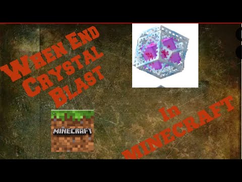 When end crystal blast in Minecraft PE /ThE ExPeRt GaMiNg - YouTube