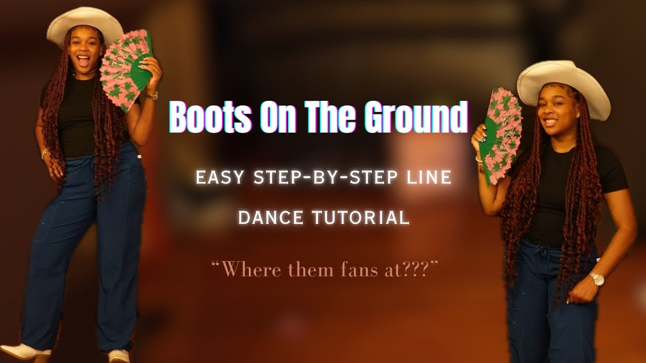 Easy Boots On The Ground Line Dance Tutorial - YouTube