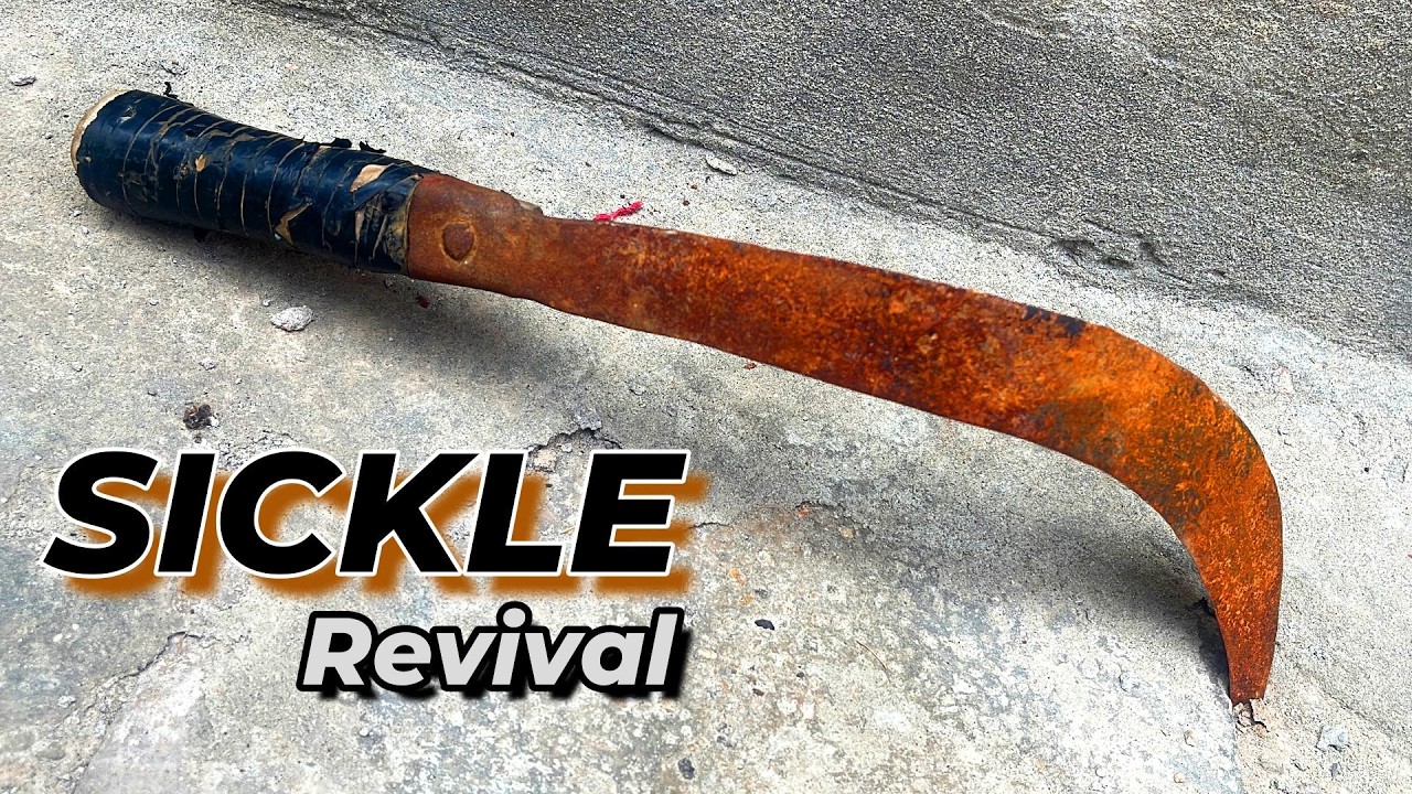 Amazing Rusty Sickle Restoration: Satisfying Transformation of an ...