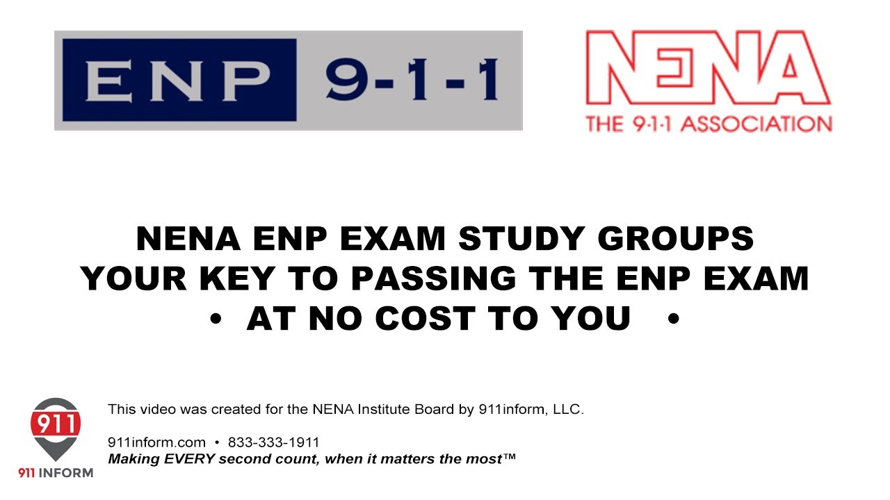 NENA ENP Study Groups - YouTube