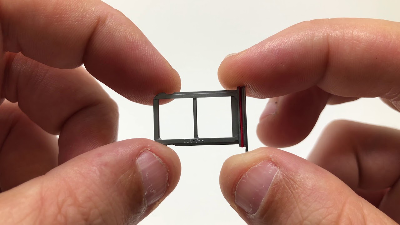 Présentation du tiroir de carte double SIM Noir d'origine HUAWEI pour ...