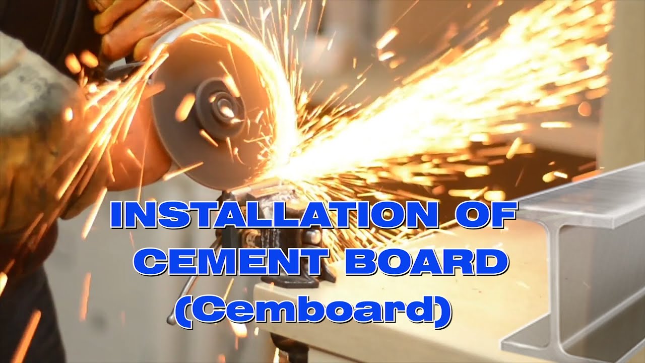 Installation of Cement Board/CEMBOARD/thi công tấm CEMBOARD - YouTube