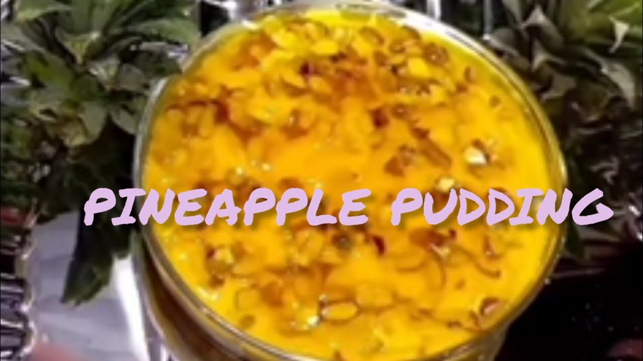 How to make pineapple pudding | pineapple pudding receipe - YouTube