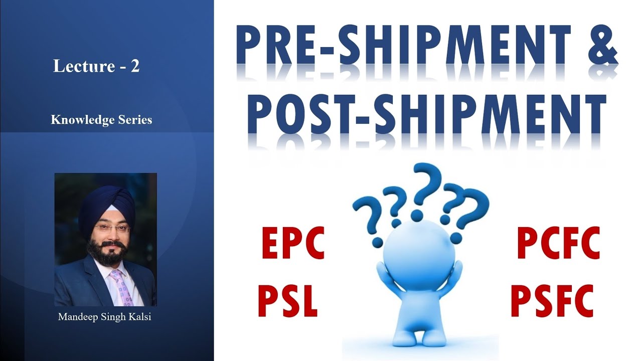 Export Finance - Pre and Post Shipment Finance #education #tradefinance ...