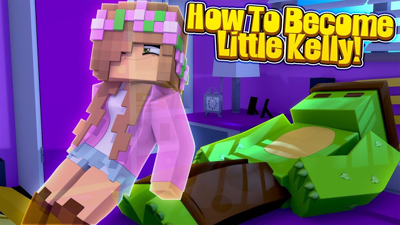 TINYTURTLE TURNS INTO LITTLE KELLY! - Minecraft - YouTube