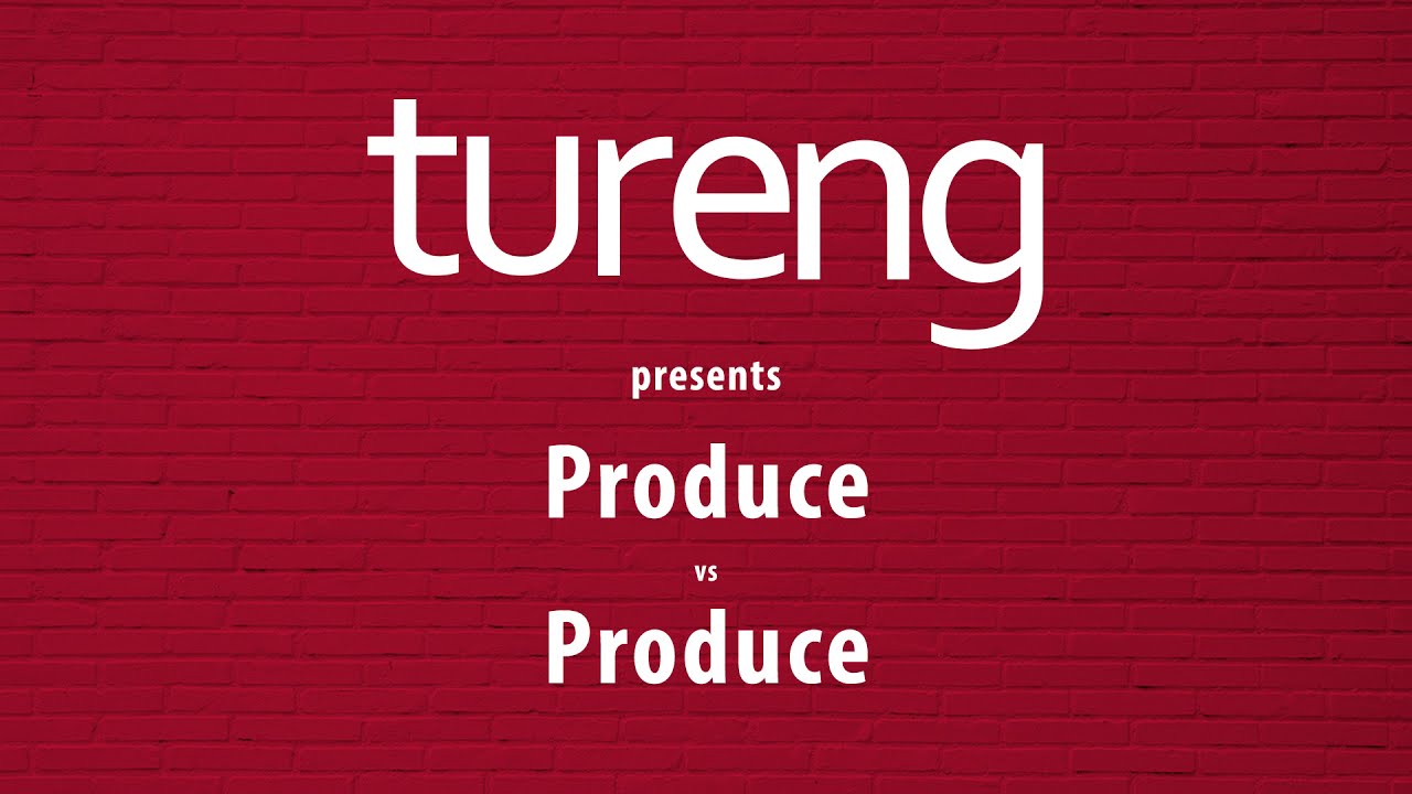 How to pronounce Produce - Heteronyms by Tureng - YouTube