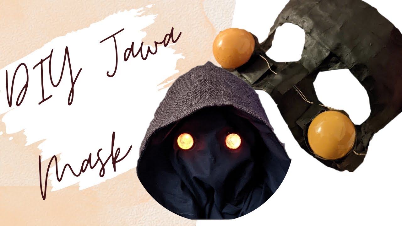 DIY Jawa Mask | Tutorial | Jessica April Art - YouTube