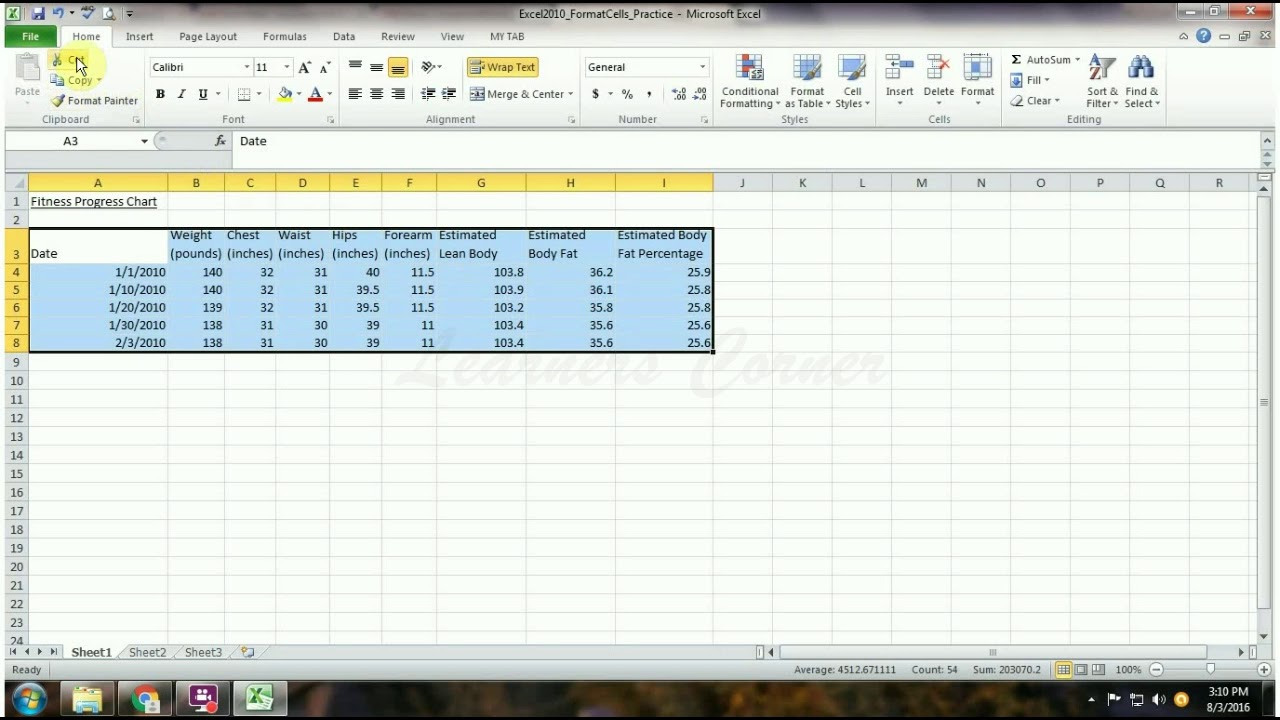 Excel Use The Bold Italic Underline And Border Commands YouTube excel-use-the-bold-italic-underline-and-border-commands-youtube