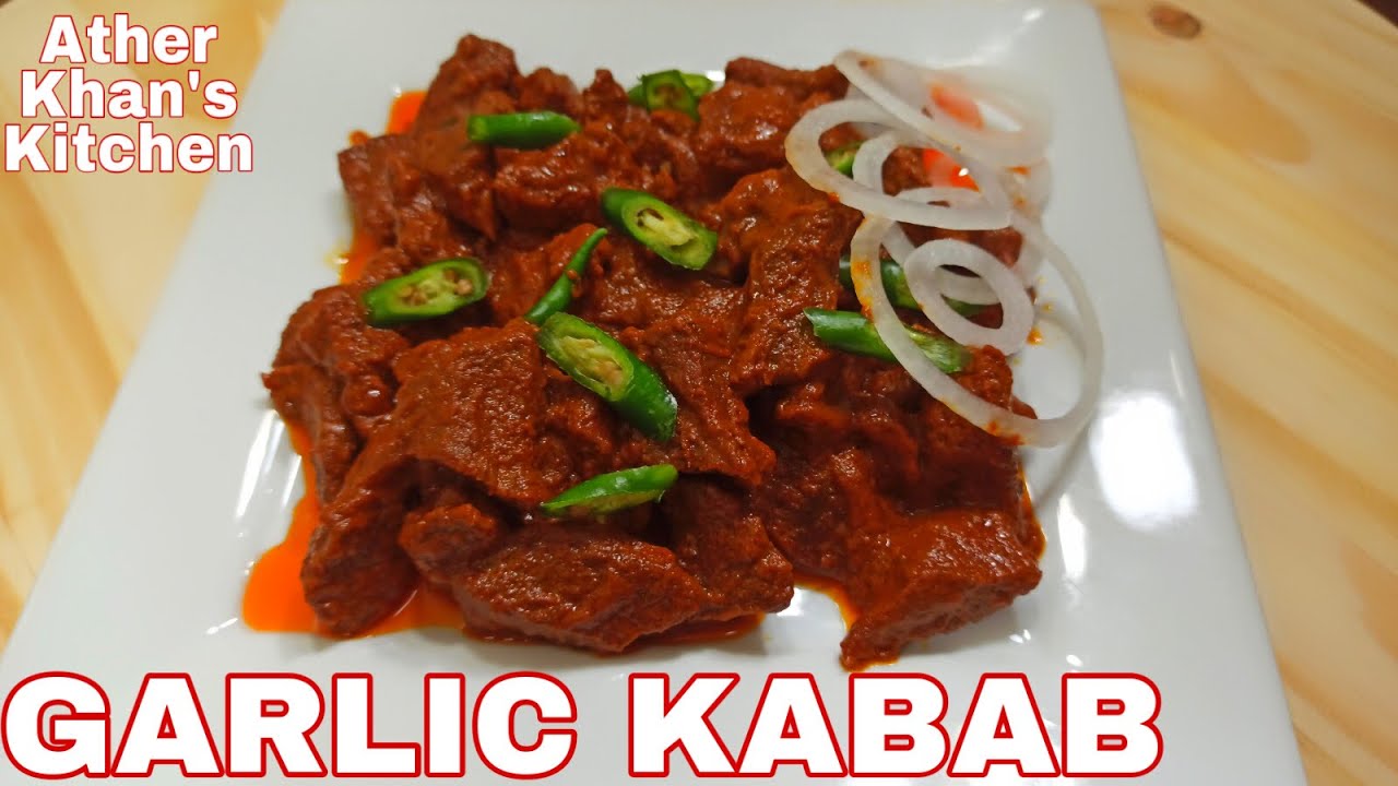Garlic kabab recipe | lehsan kabab ki recipe | special tasty kabab ...