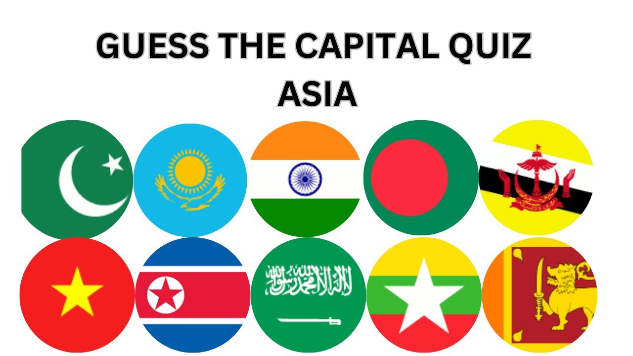 Guess the Capital City OF ASIAN Countries🏳‍🌈 - YouTube