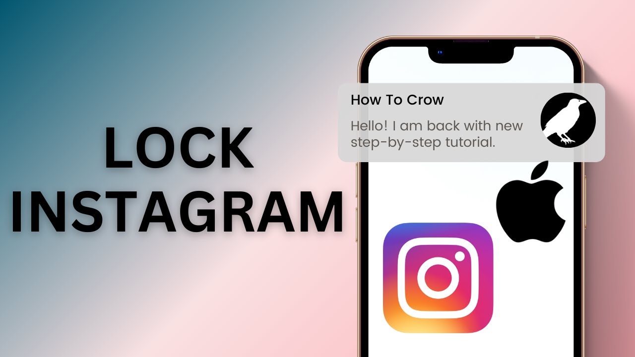 How To Lock Instagram App in iPhone - YouTube