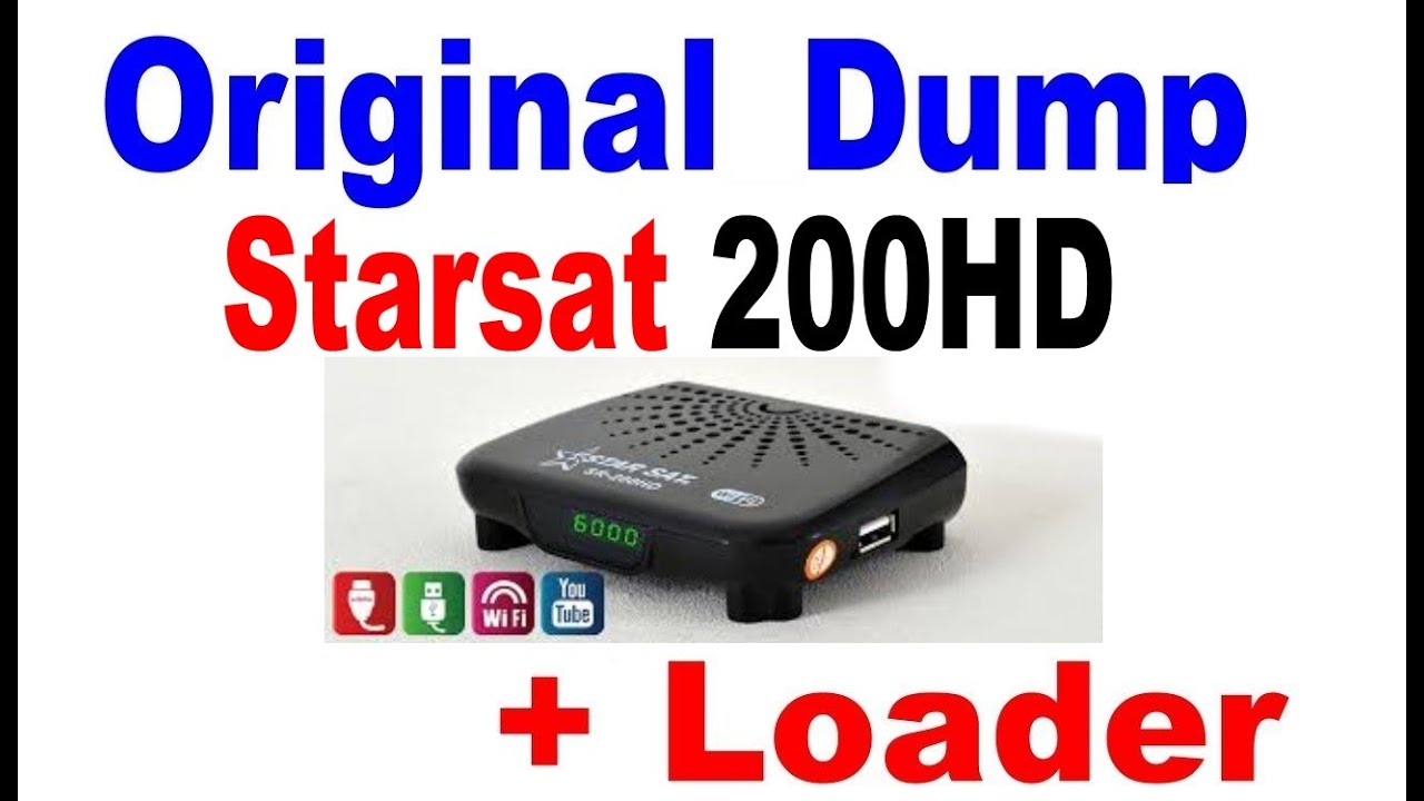 Original Dump Starsat 200HD - YouTube