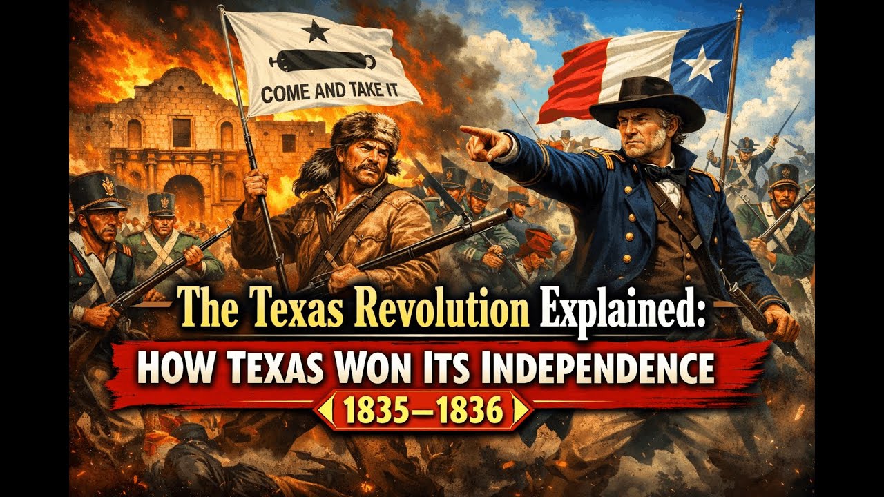 ⭐ The Texas Revolution Explained: How Texas Won Its Independence (1835 ...