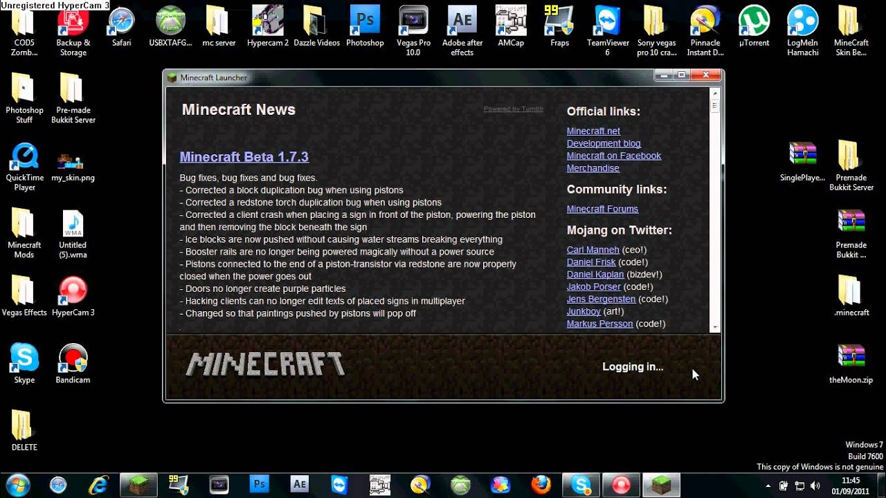 How To Get A Custom Skin In Minecraft 1 7 3 BETA YouTube How To Get A Custom Skin In Minecraft 1 7 3 BETA YouTube