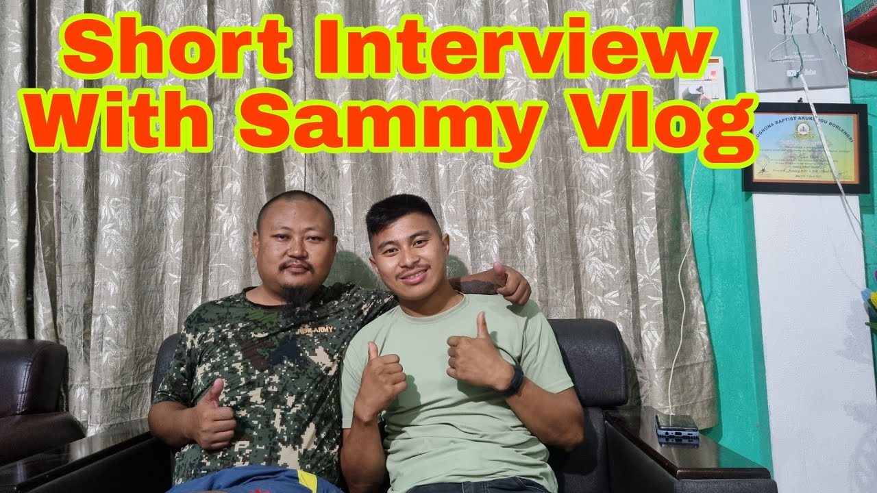 Short Interview With Sammy Vlog - YouTube