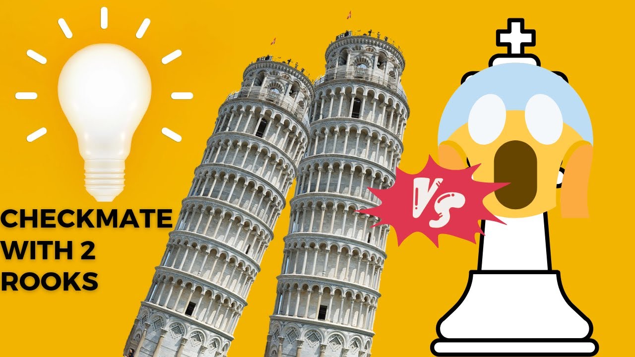 How to checkmate with two rooks - YouTube