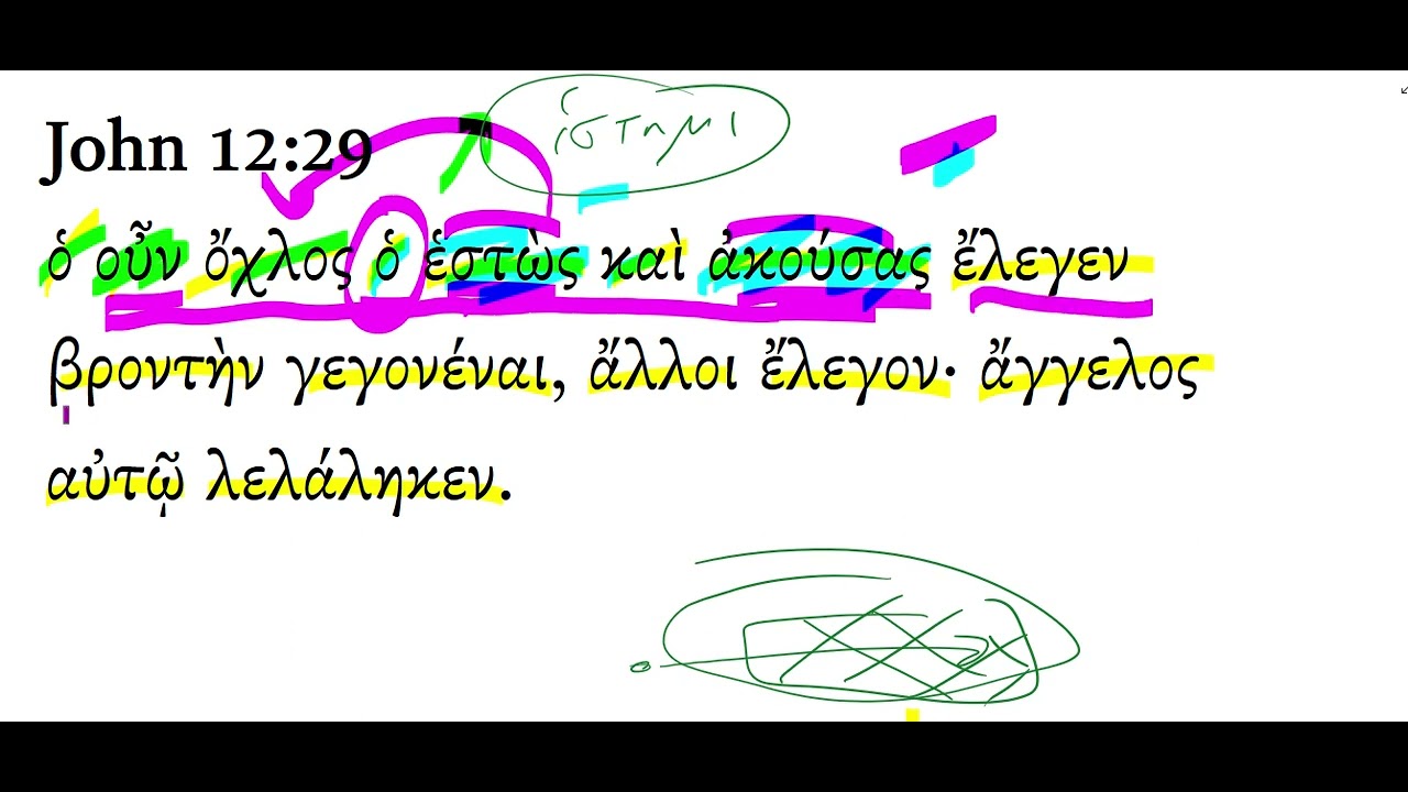 John 12:29 - YouTube