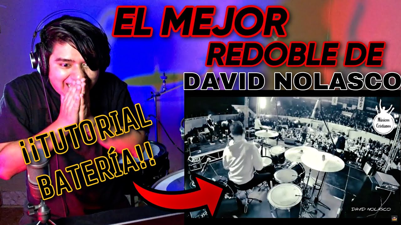 EL MEJOR REDOBLE DE DAVID NOLASCO - Tutorial Batería!! 🥁🔥🎧 - YouTube