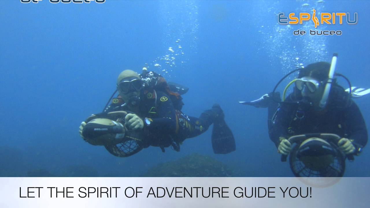 Padi Specialties Diver Propulsion Vehicle Tenerife - YouTube