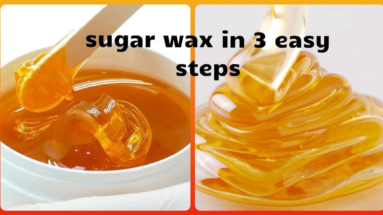 Shugar wax in 3 easy steps/ home made wax. - YouTube