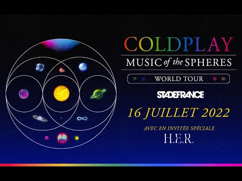 Video from the Music of the Spheres World Tour - ColdPlay - Stade de ...