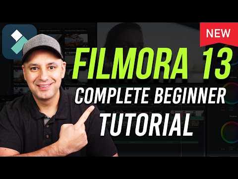 How to Use Filmora 13 - Complete Video Editing Tutorial for Beginners - YouTube