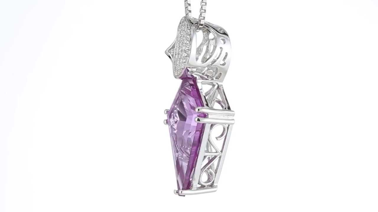 8 cts Fancy Cut Alexandrite Sterling Silver Pendant SP10640 by Peora ...