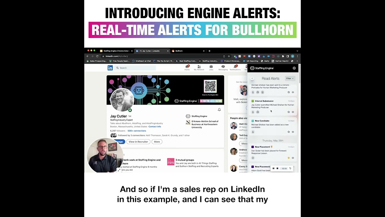 Introducing Engine Alerts: Real-time Alerts for Bullhorn - YouTube