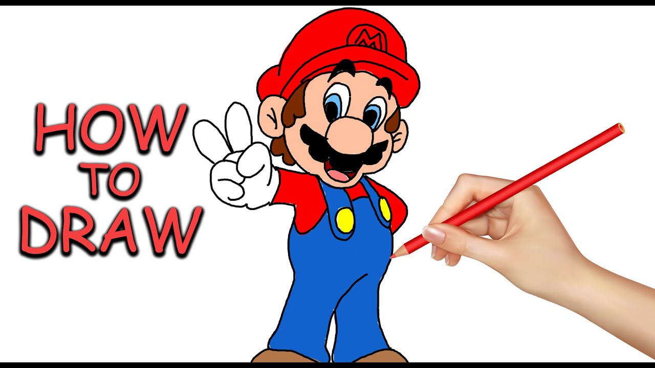 How to Draw Mario from The Super Mario Bros. Movie - YouTube