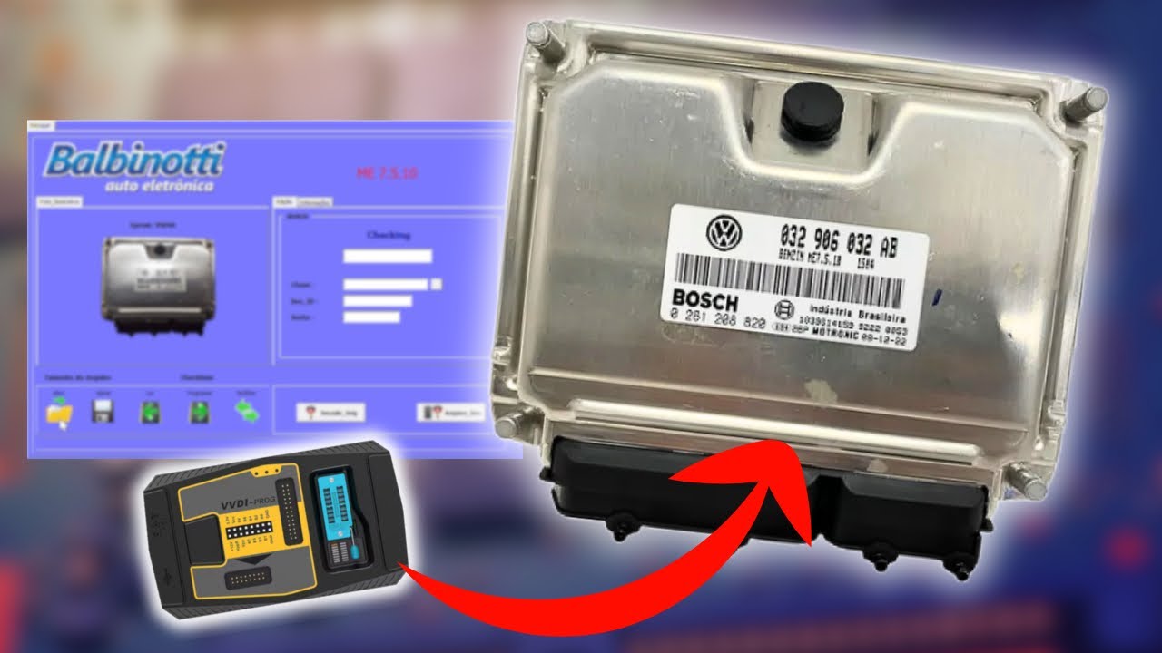 Decode ECU ME7.5.10 Volkswagen | Immo Off Passo a Passo com VVDI PROG ...