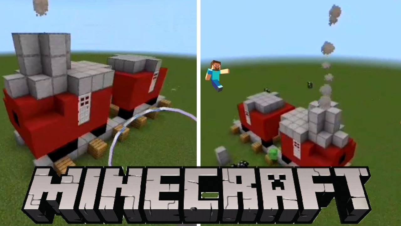 TREM A VAPOR FÁCIL E RÁPIDO DE FAZER no MINECRAFT! ! ! - YouTube