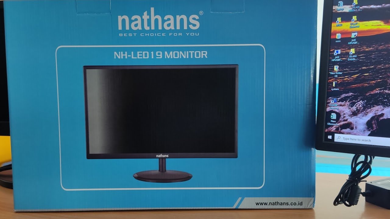 unboxing Monitor Nathans NH-Led19monitor mantap dan murah @ibnupbun90 ...