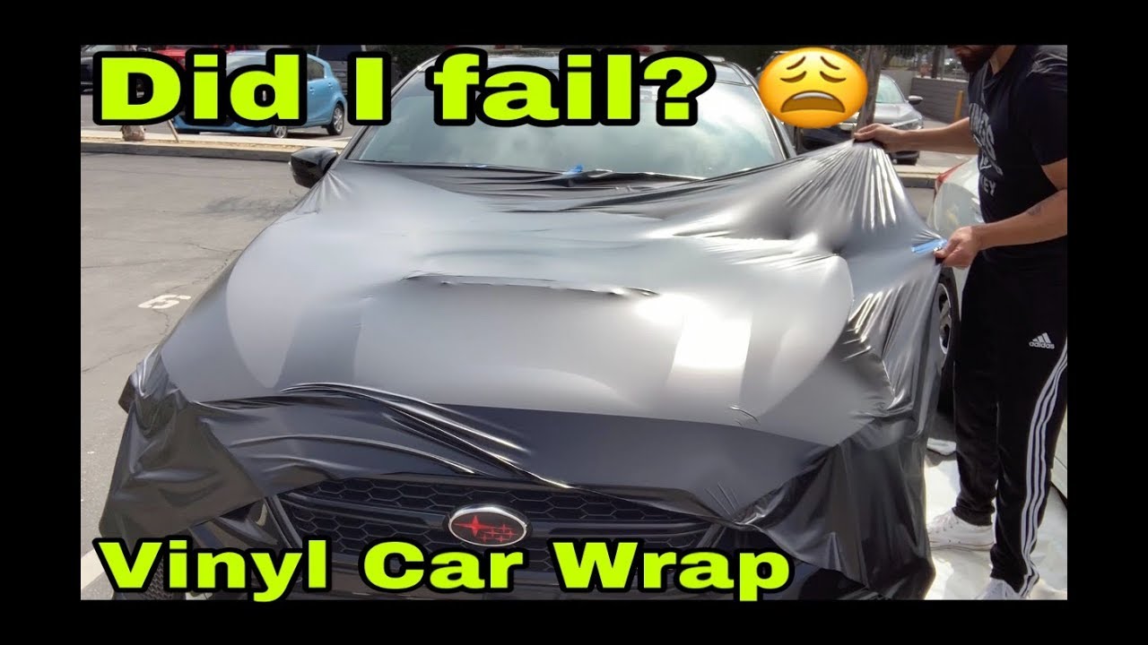 [I Vinyl Wrapped My STi's Hood] [2018 Subaru WRX STi] - YouTube