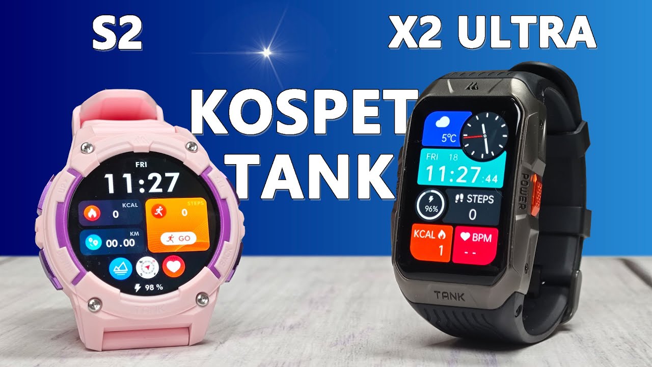 Kospet TANK X2 Ultra и TANK S2 | cмарт часы для настоящего МУЖИКА и ...