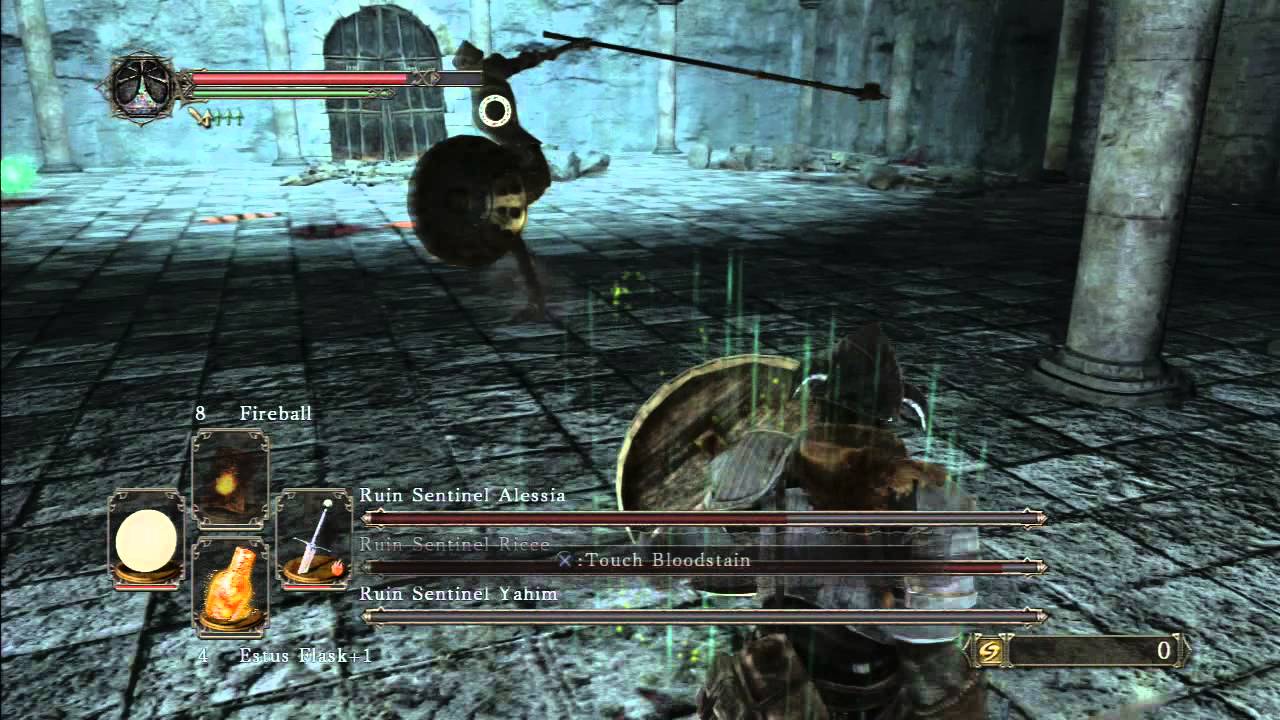 [HD] Dark Souls 2 - Boss: Ruin Sentinel Golems - YouTube