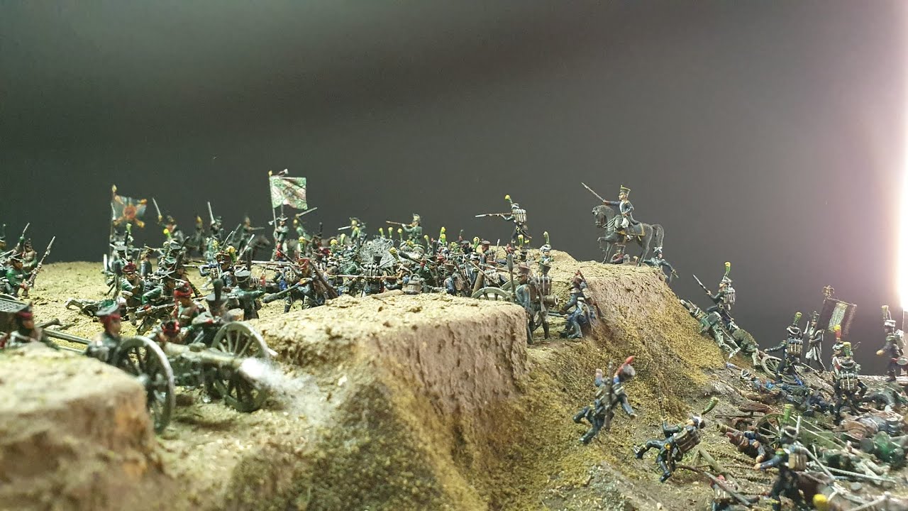 FINISHED! The Borodino Model - Raevsky Redoubt - 1812 - 1:72 - Russia ...