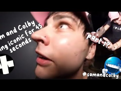sam and colby being iconic for 46 seconds - YouTube