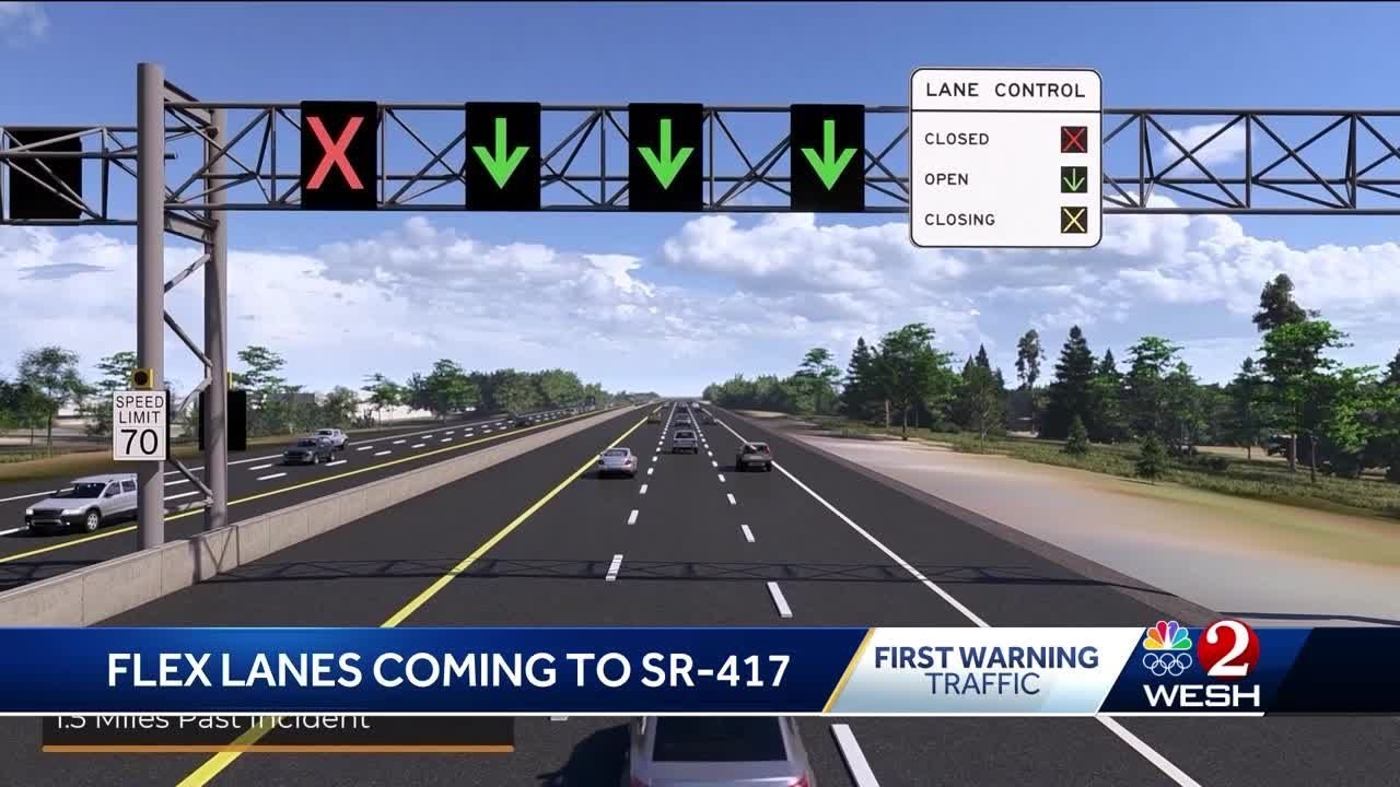 New 'flex lanes' in Central Florida will let drivers pass on the ...