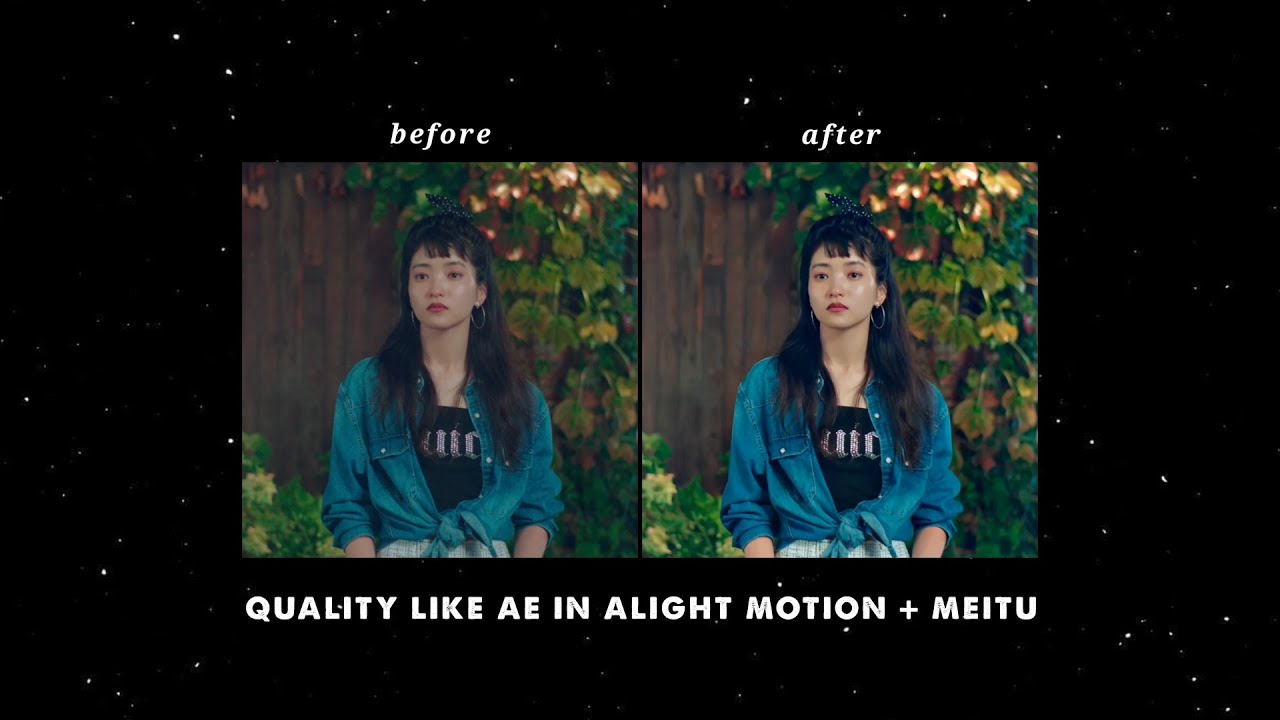 Quality Like AE in Alight Motion + Meitu | Tutorial - YouTube