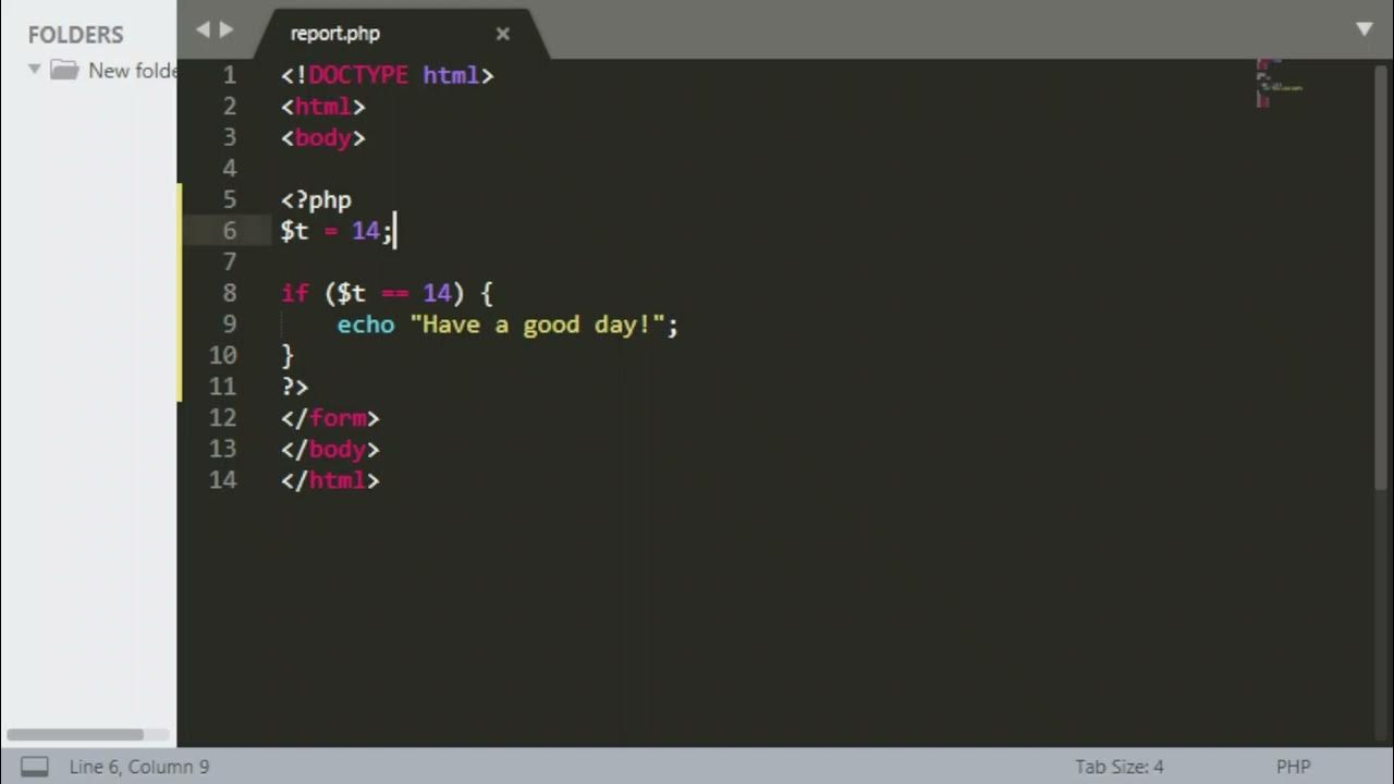 PHP If...Else...Elseif to Superglobals by Ervin Prama - YouTube