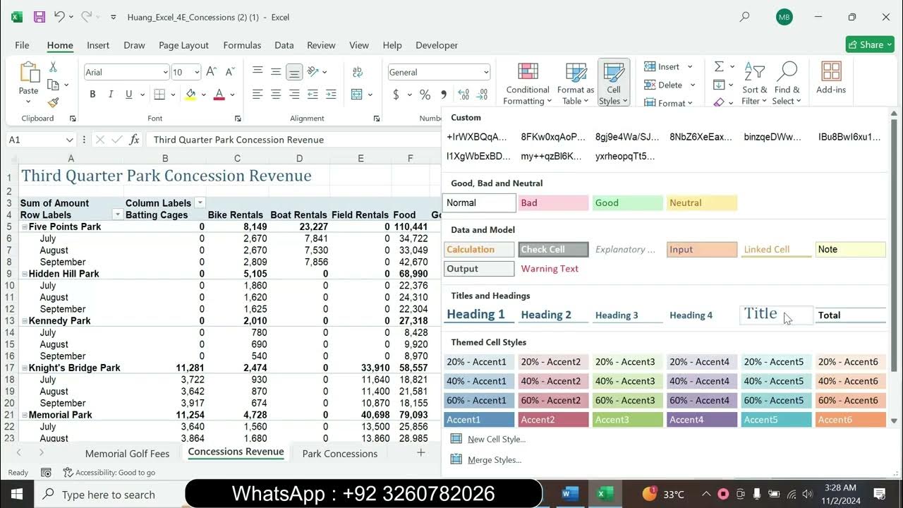 Excel_4E_Concessions | Excel 4E Concessions | excel 4E Concessions | excel 4E - YouTube
