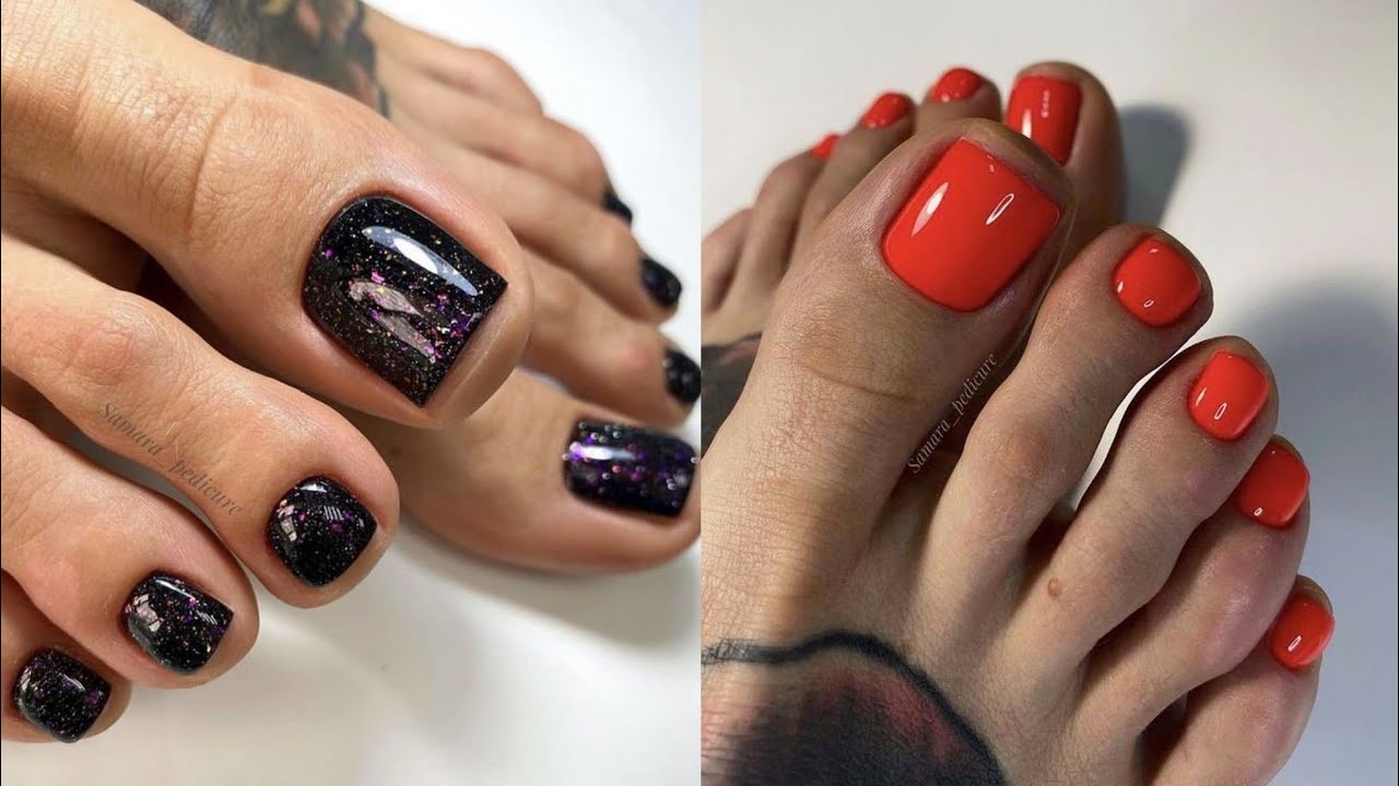 Most stunning and excellent toe nails design ideas collection// Shiny ...