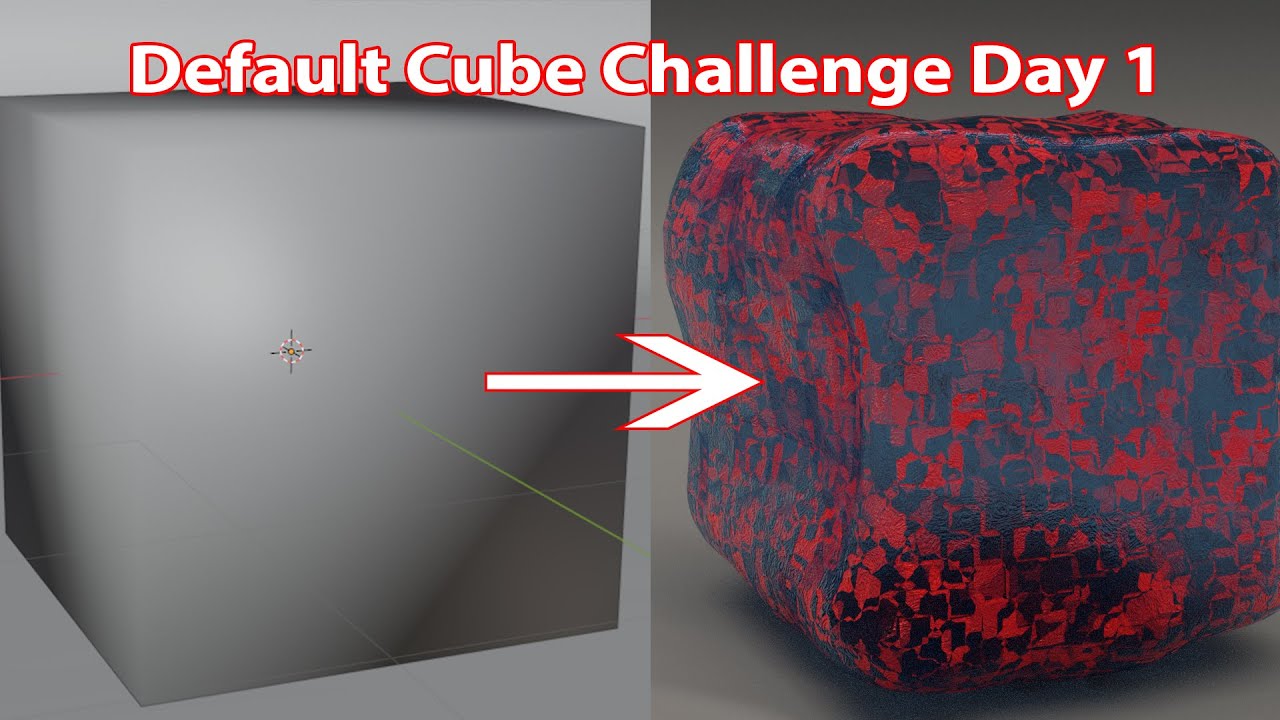 Default Cube Challenge Day 1 - YouTube