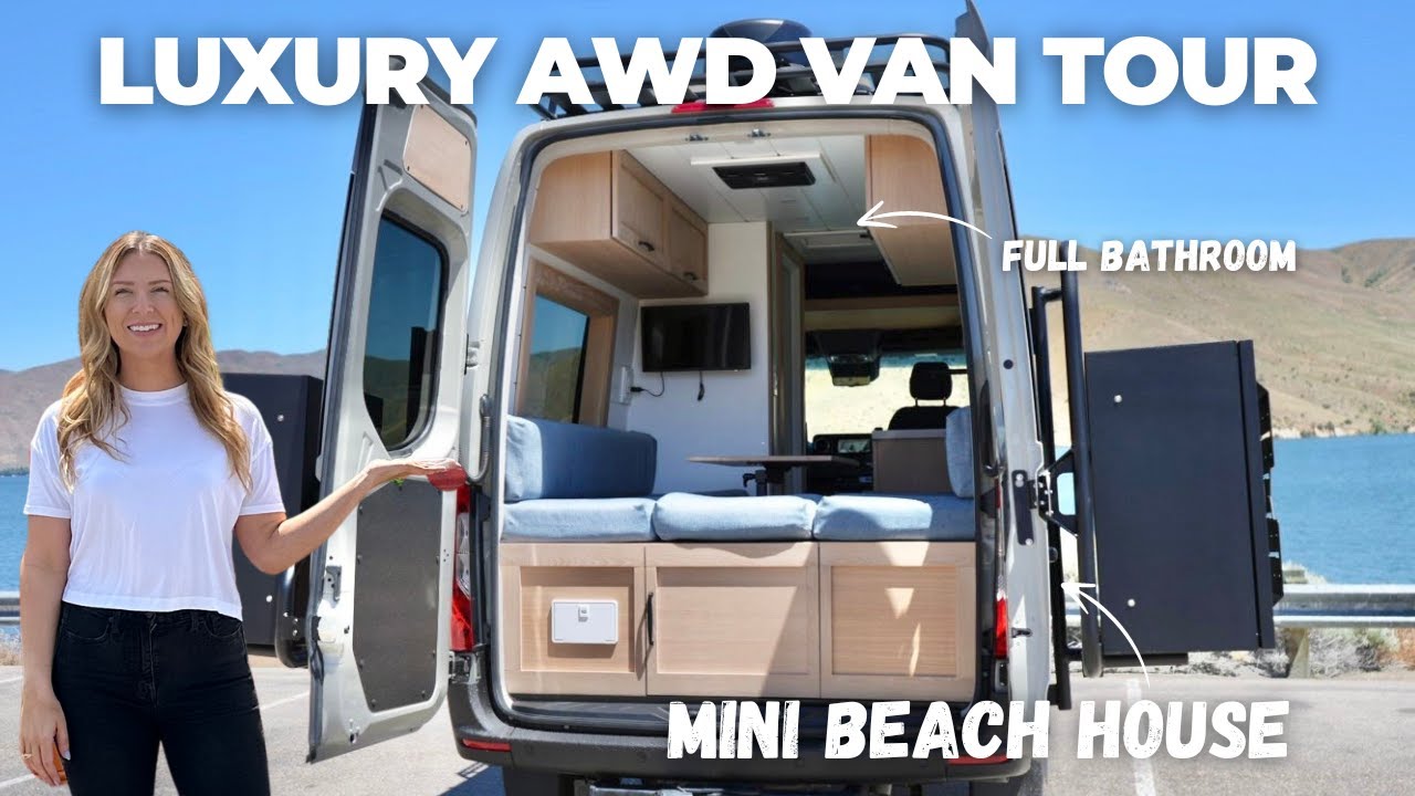 Minimalist Van Design That Maximizes Comfort & Space | VAN TOUR - YouTube