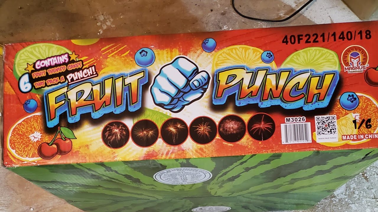 Fruit Punch case assortment by Magnus Fireworks - YouTube