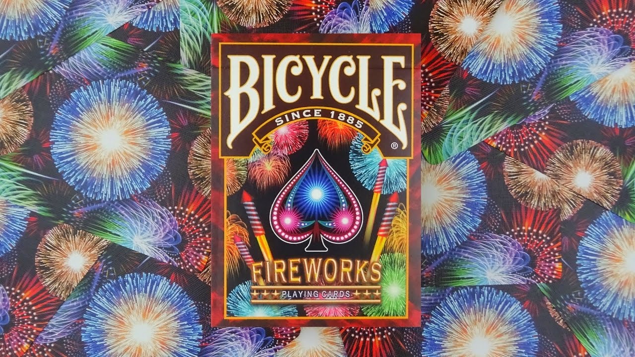 Bicycle Fireworks Playing Cards | Deck Review -Display - YouTube