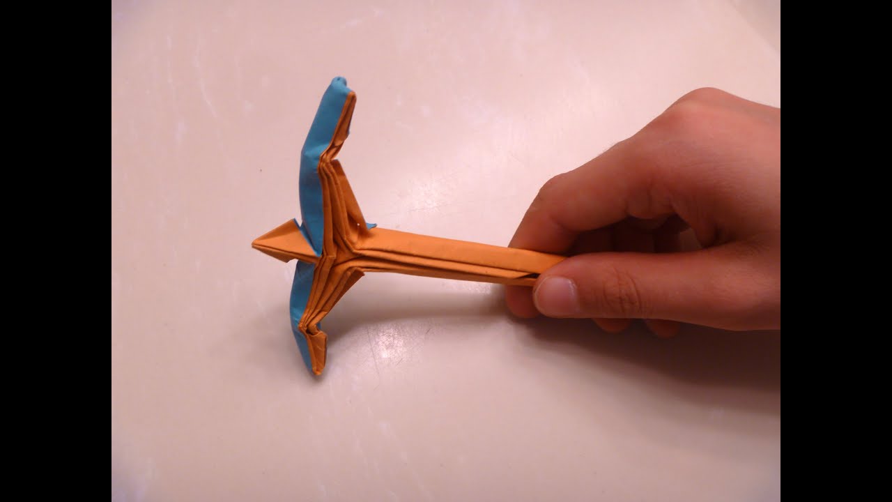 Origami MineCraft Pickaxe - YouTube