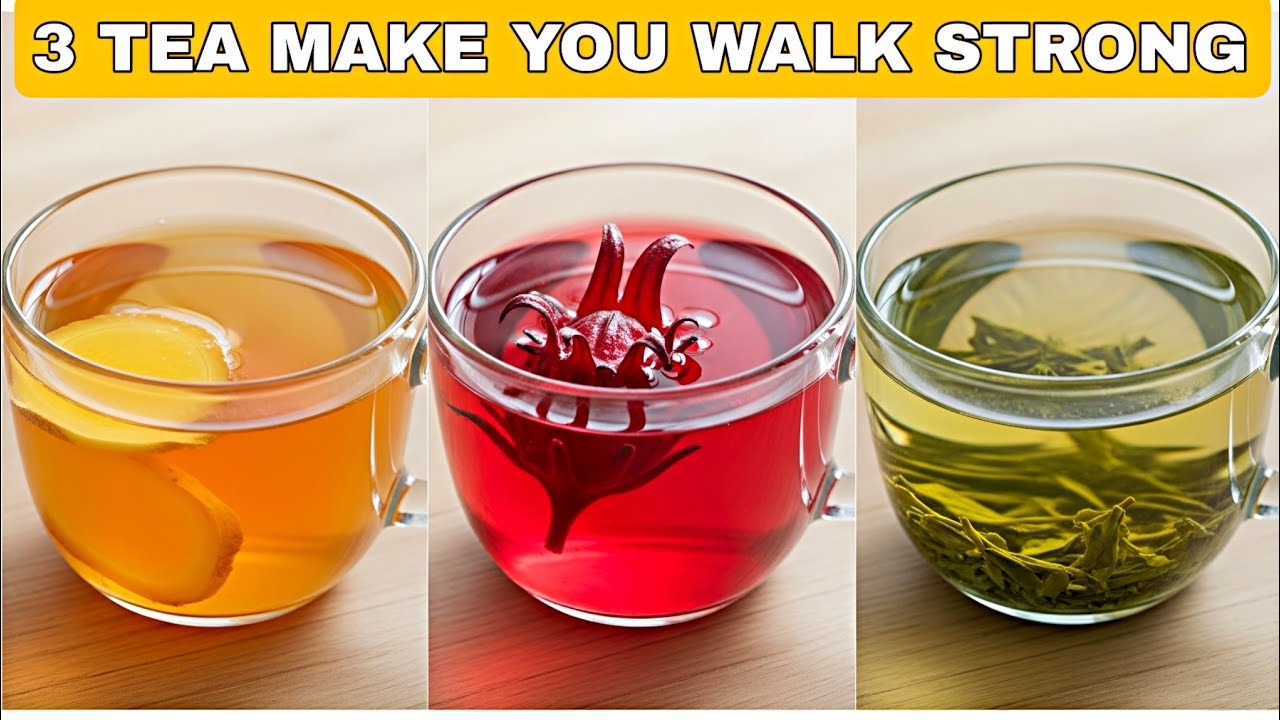 Over 60? Drink These 3 Teas to Rebuild Muscle and Walk Strong Again ...