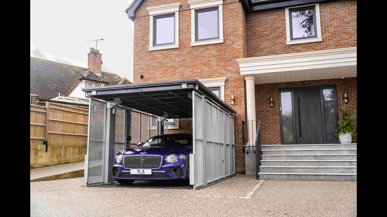 Driveway to Basement Car Lift by Total Lifting Solutions (TLS) - YouTube
